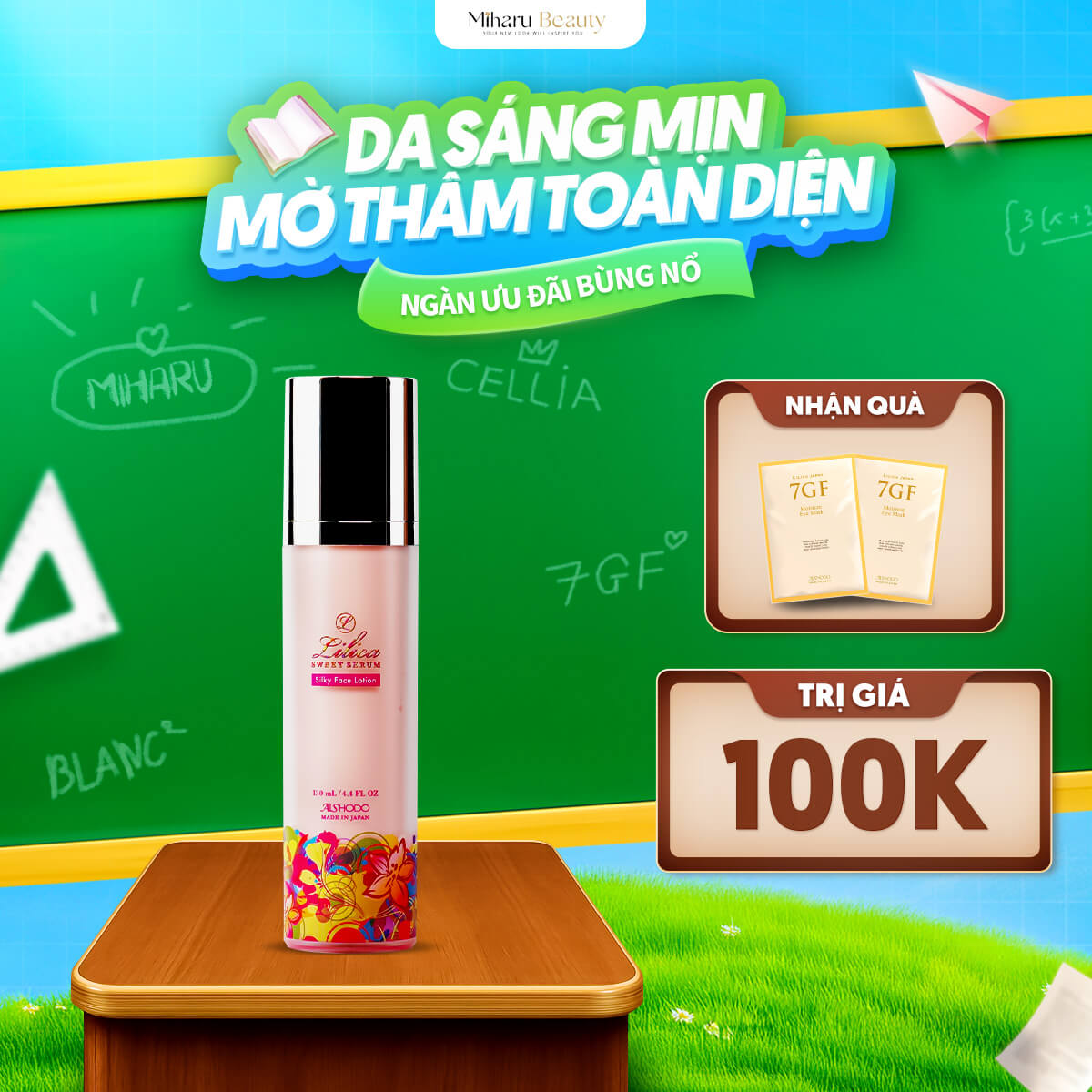 Nước cân bằng phục hồi da tổn thương, kích thích tế bào mầm - Lilica ...